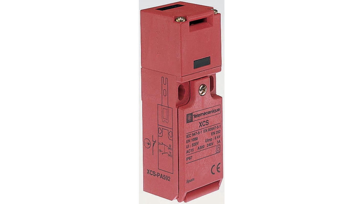 XCSPA593 | Telemecanique Sensors XCSPA Safety Interlock Switch, 1NC/1NO ...