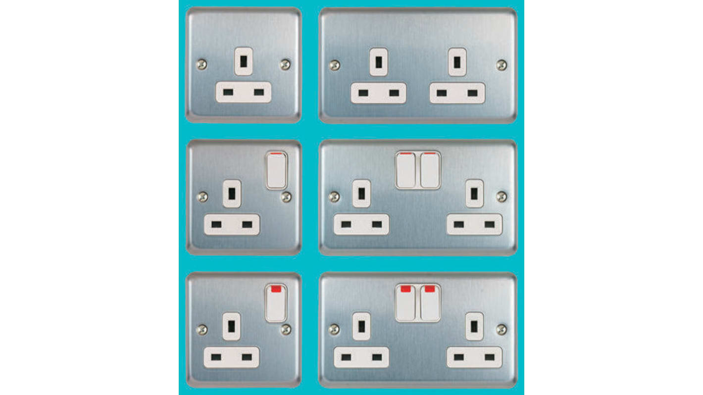 K2948 BRC | MK 2 Gang Electrical Socket, 13A, BS 1363 | RS