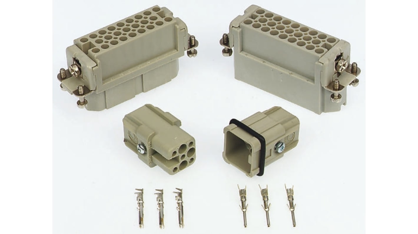 11.2660 | Epic Contact Heavy Duty Power Connector Insert, 10A, Female, H-D Series | RS