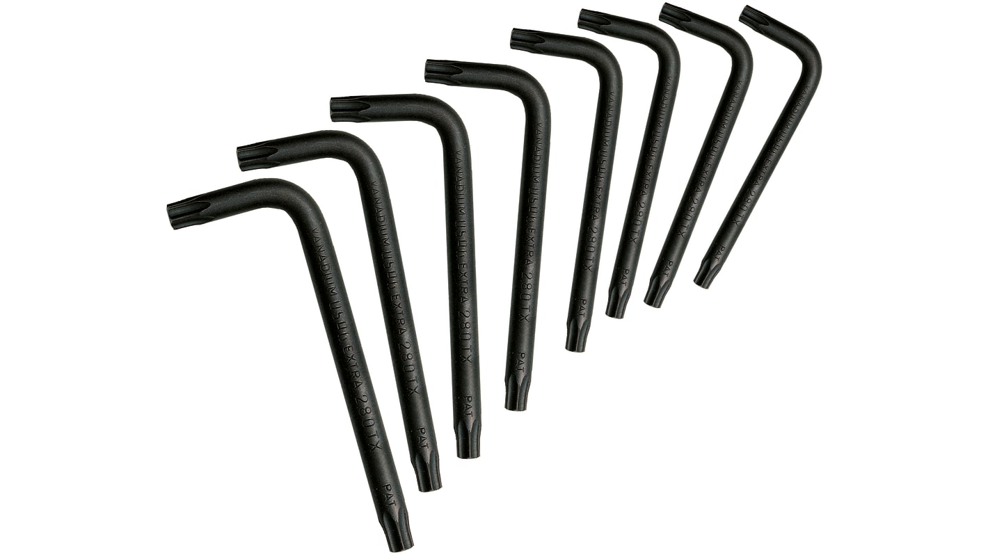 Chiave Torx a L Usag U02800583, 8 pezzi: T6-T25 | RS