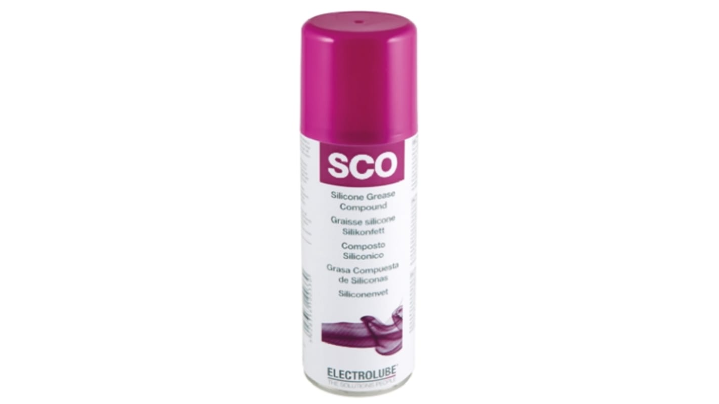 SCO200D | Electrolube Silicone Grease 200 ml SCO Aerosol | RS
