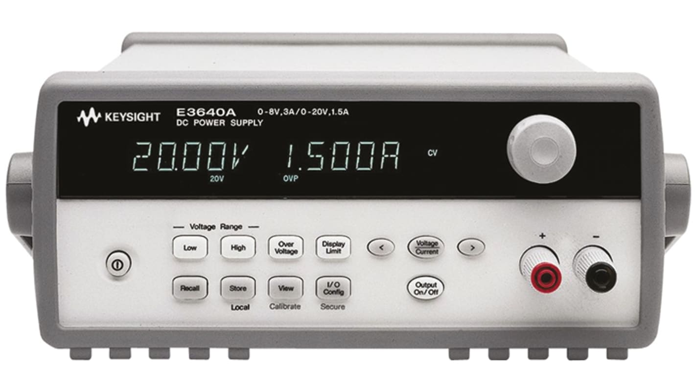 Keysight Technologies E3641A Bench Power Supply, 28W, 1 Output, 0 → 60V ...