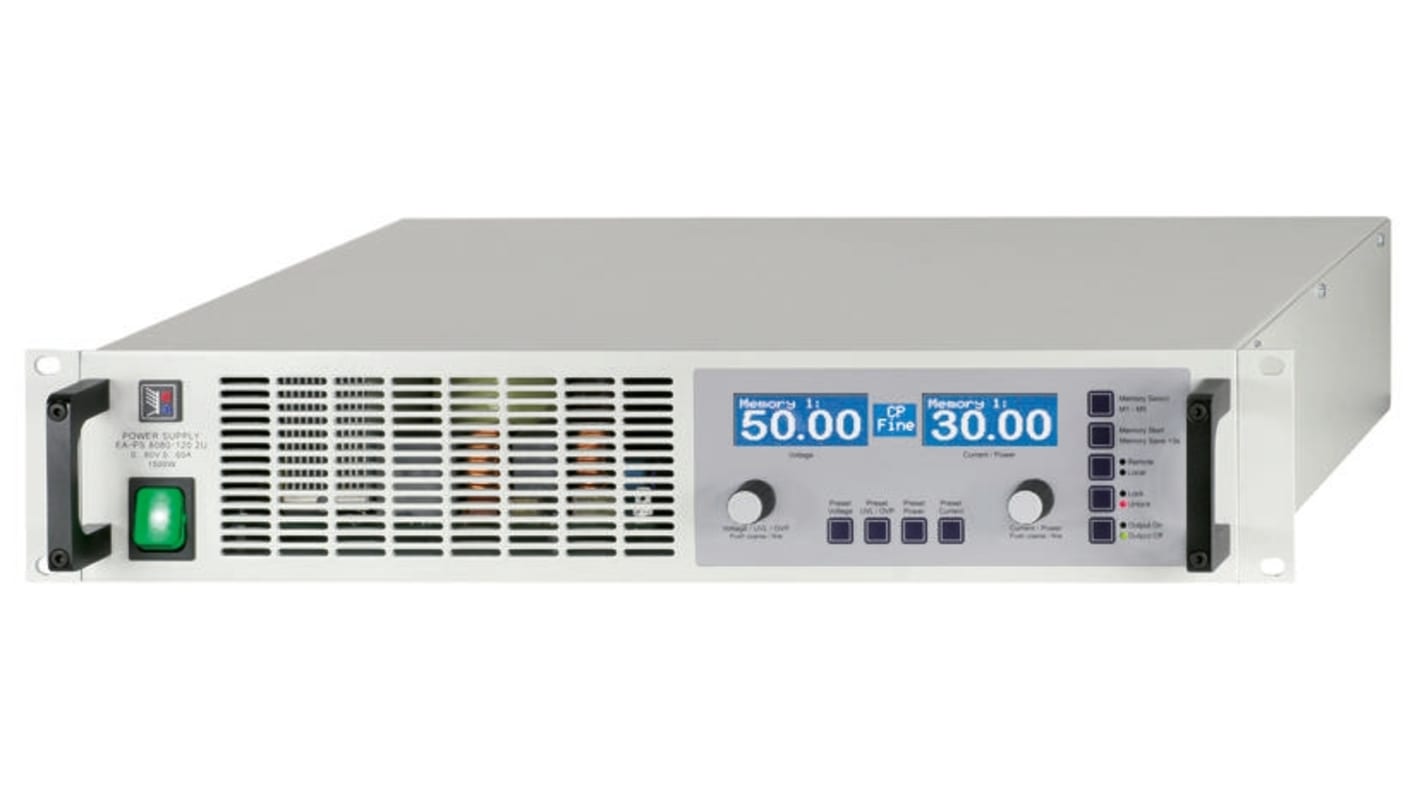 EA-PS 8160-04 2U RS | EA Elektro-Automatik Bench Power Supply, 640W, 1 Output, 0 → 160V, 4A | RS