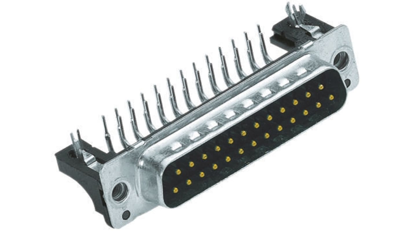 09664626816 | Harting 37 Way Right Angle Through Hole D-sub Connector ...