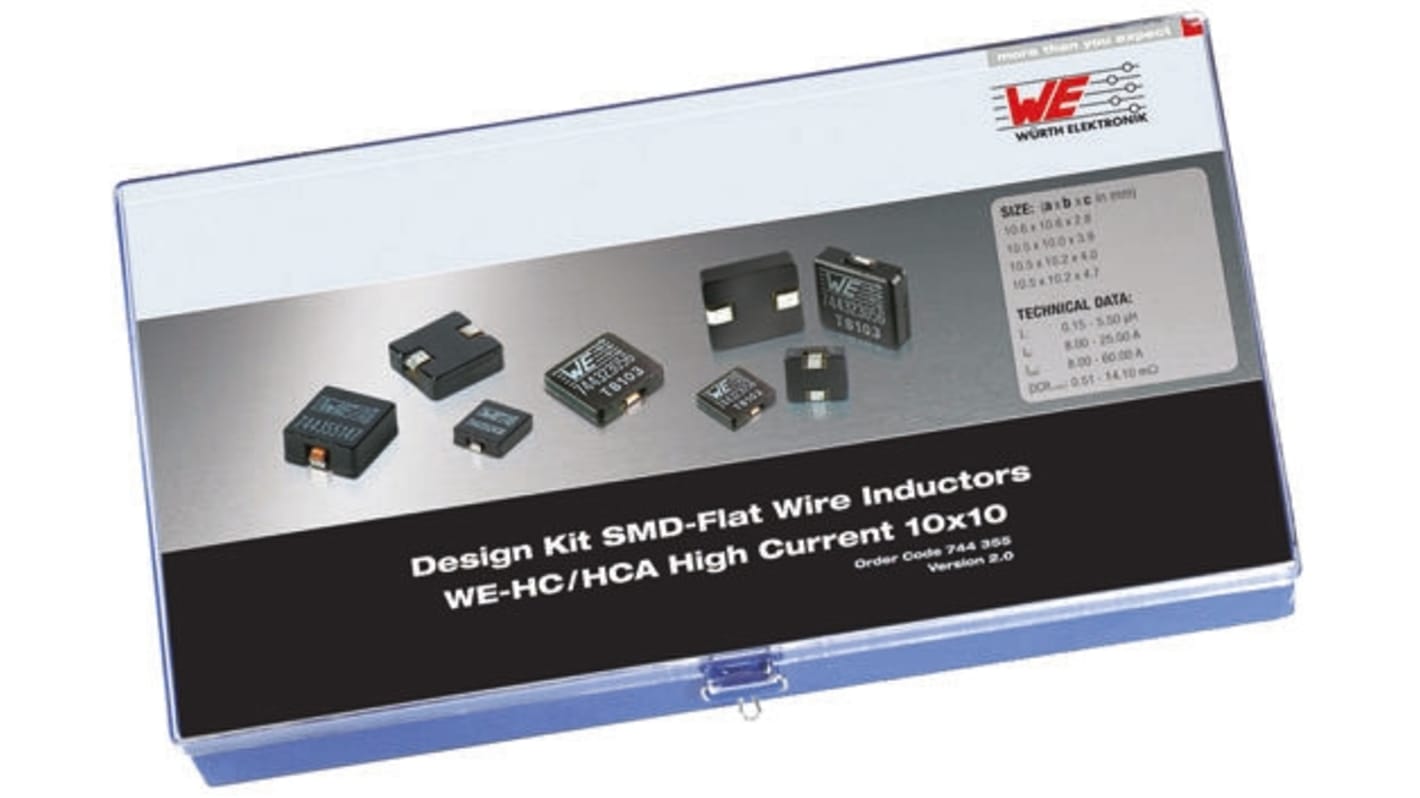 744355 | Wurth Elektronik Power Inductor Inductor Sample Kit, 155 ...
