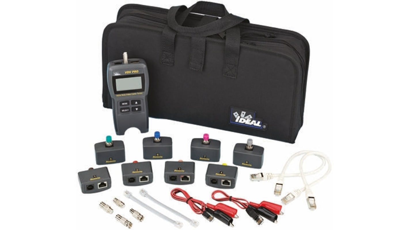 Ideal VDV Pro 8 33-771 Video, Data & Voice Wiring Tester of Cable ...