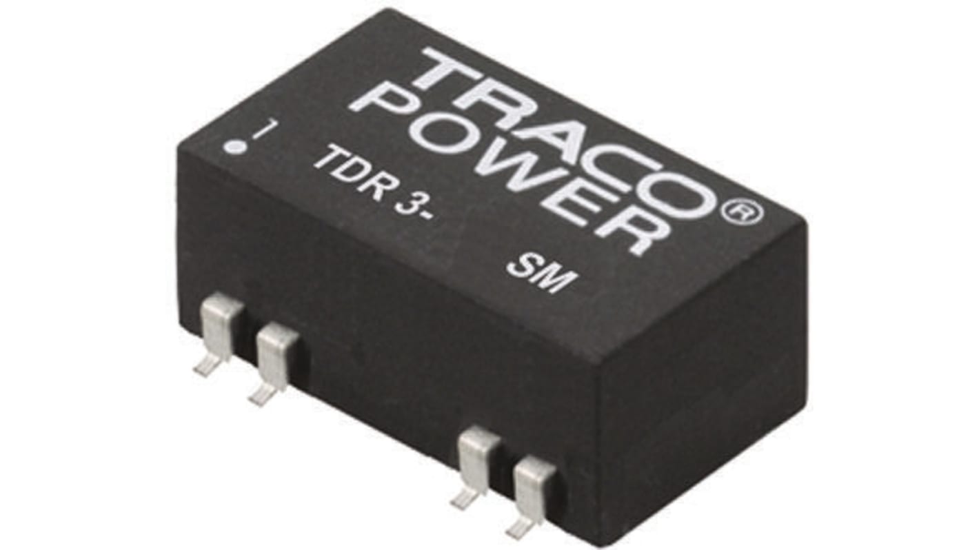 TRACOPOWER 絶縁DC-DCコンバータ Vout：15V dc 9 → 18 V dc, 3W, TDR 3-1213SM | RS