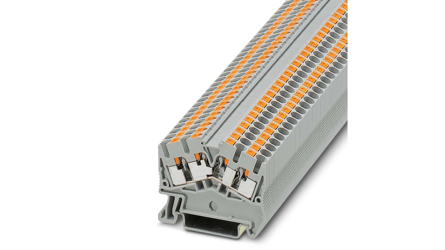 3211993 | Phoenix Contact Grey PTS 2.5-QUATTRO Feed Through Terminal ...