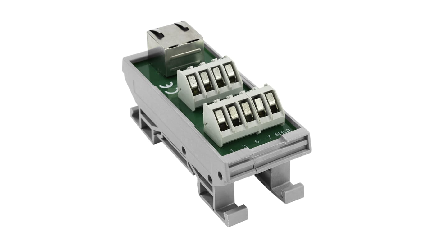 CIM/RJ45 | CAMDENBOSS 9-Contact Female Interface Module, Screw Terminal ...