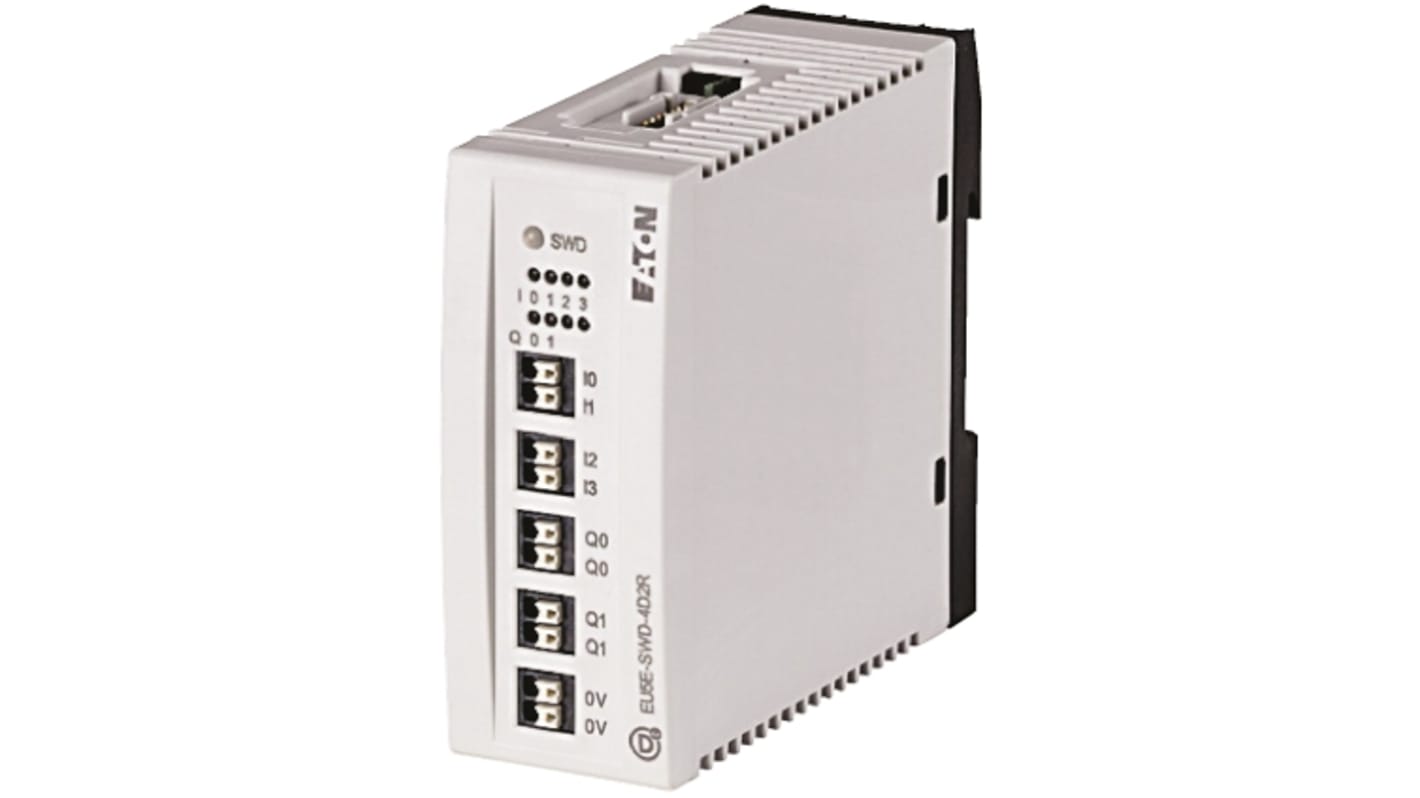 116383 EU5E-SWD-4D2R | Eaton PLC I/O Module for use with SmartWire-DT, 90 x 35 x 101 mm, Digital ...