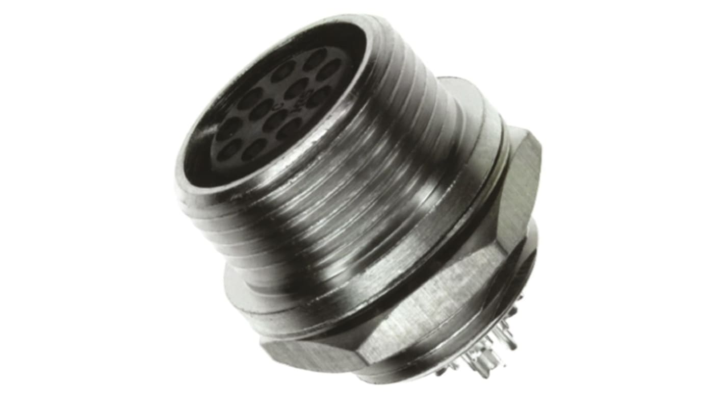 HR10A-10WTR-12S(73) | Hirose HR10 Panel Mount Connector, 12 Contacts, Micro Connector, Socket | RS