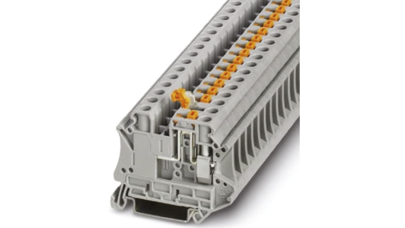 3064069 | Phoenix Contact Grey UT-6-MT Feed Through Terminal Block ...