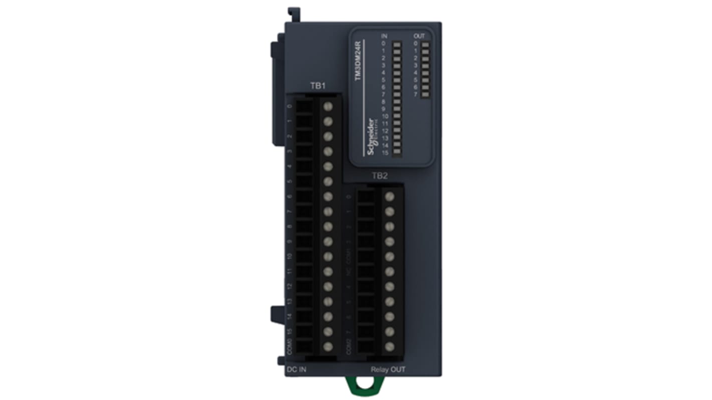 TM3DM24R | Schneider Electric PLC I/O Module for use with Modicon M221, Modicon M241, Modicon ...