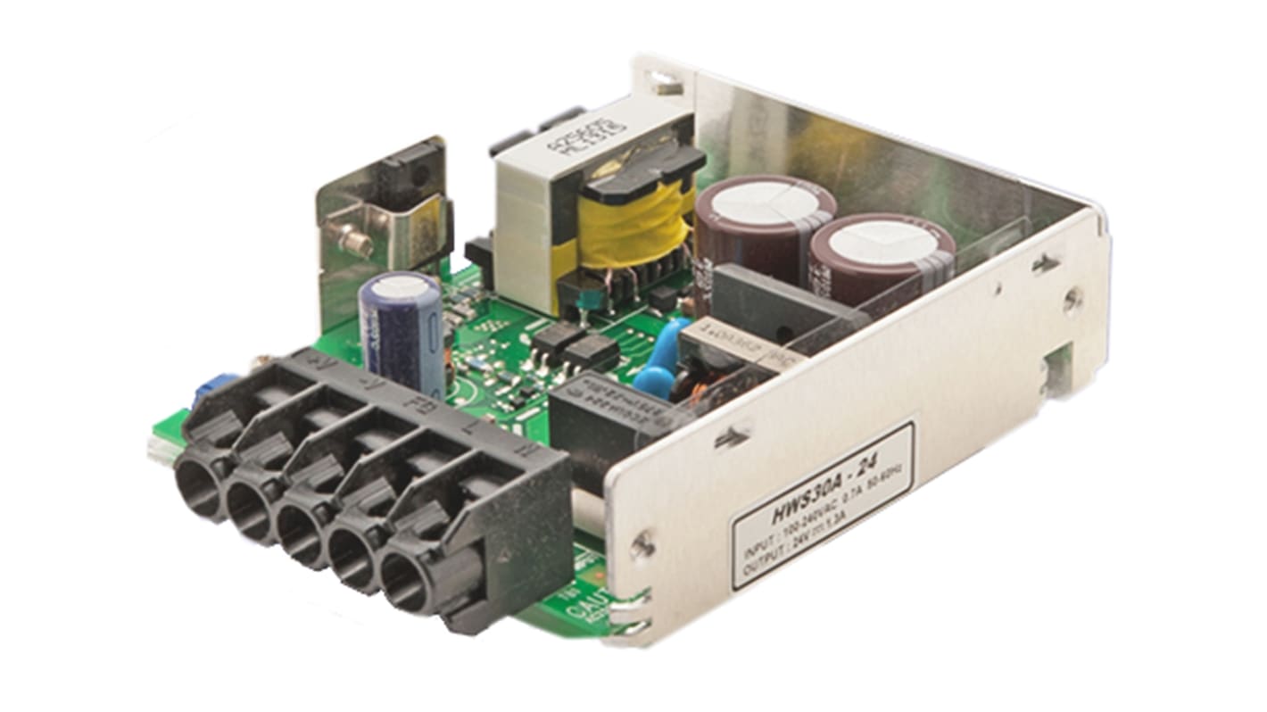 HWS30A-24 | TDK-Lambda Switching Power Supply, 24V dc, 1.3A, 30W, 1 Output 120 → 370 V dc, 85 → ...