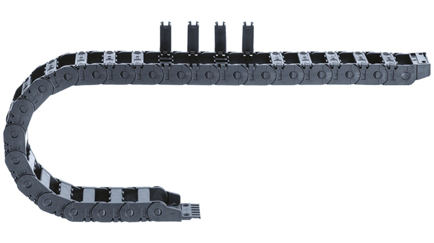2500.03.125.0 | Igus 2500, e-chain Black Cable Chain - Flexible Slot ...