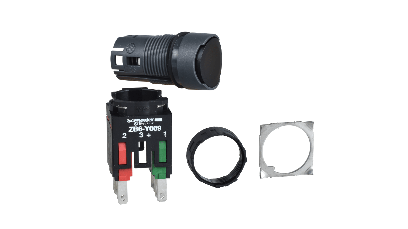 XB6AA25B | Schneider Electric Harmony XB6 Series Push Button, Flush ...