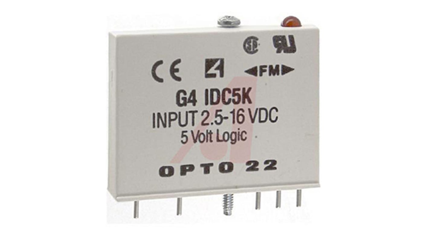 G4IDC5K | Opto 22 PLC I/O Module, 48.8 x 12.2 x 41.1 mm, Digital DC ...