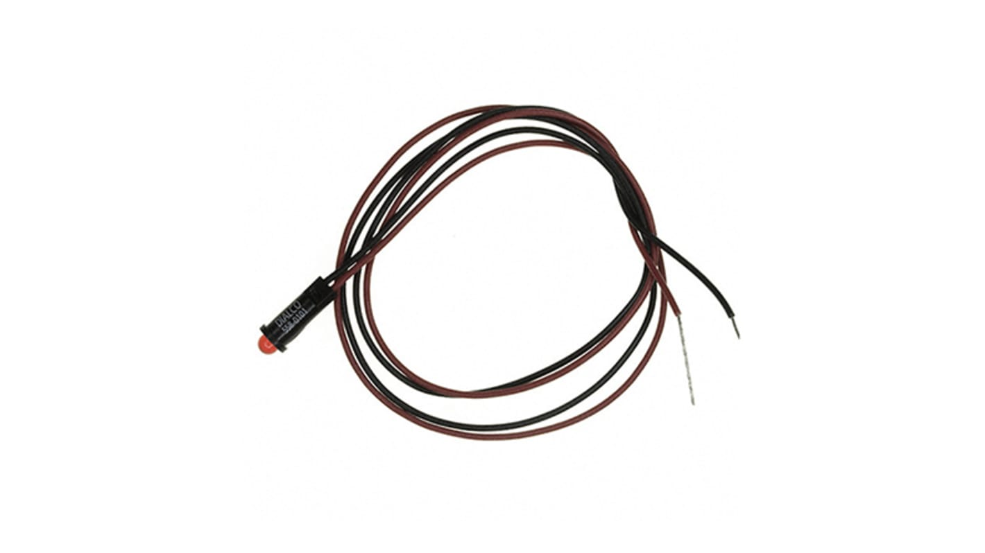 558-0101-007F | Dialight Red Indicator, 2V, 4mm Mounting Hole Size ...