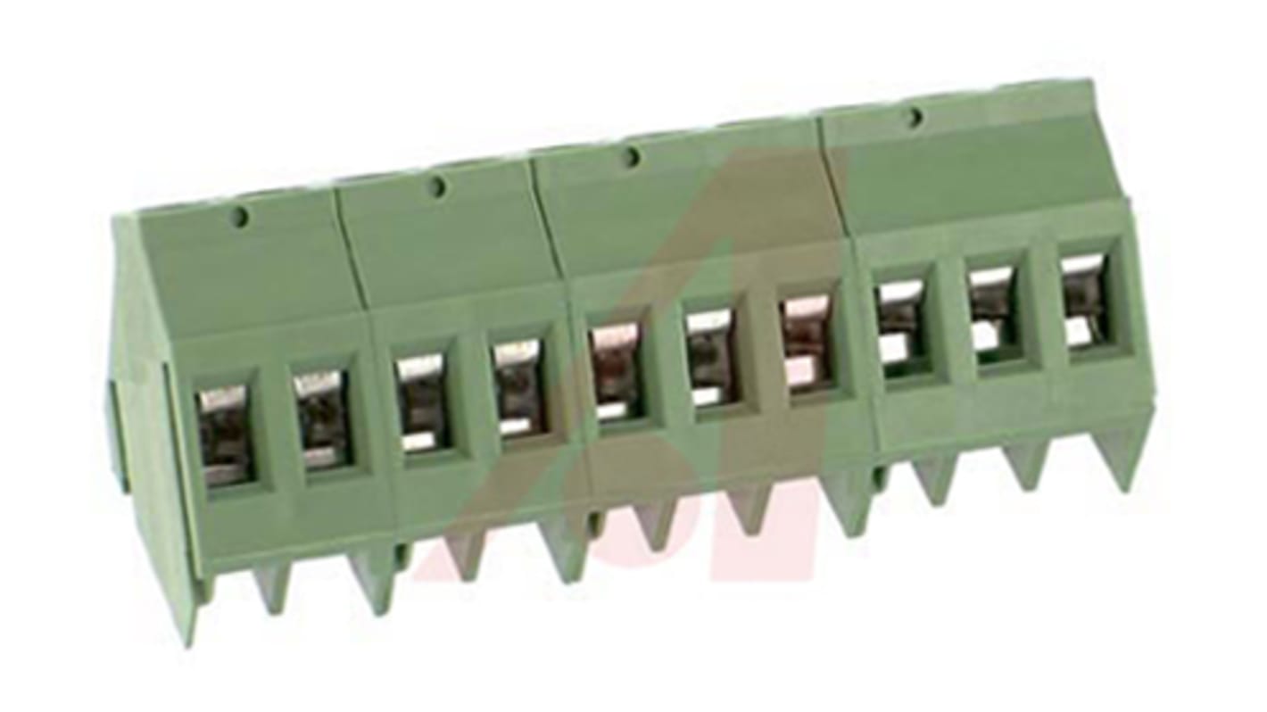 MI-2510(5.00) | Altech 10-Way PCB Terminal Block, 16A, Screw Cage ...