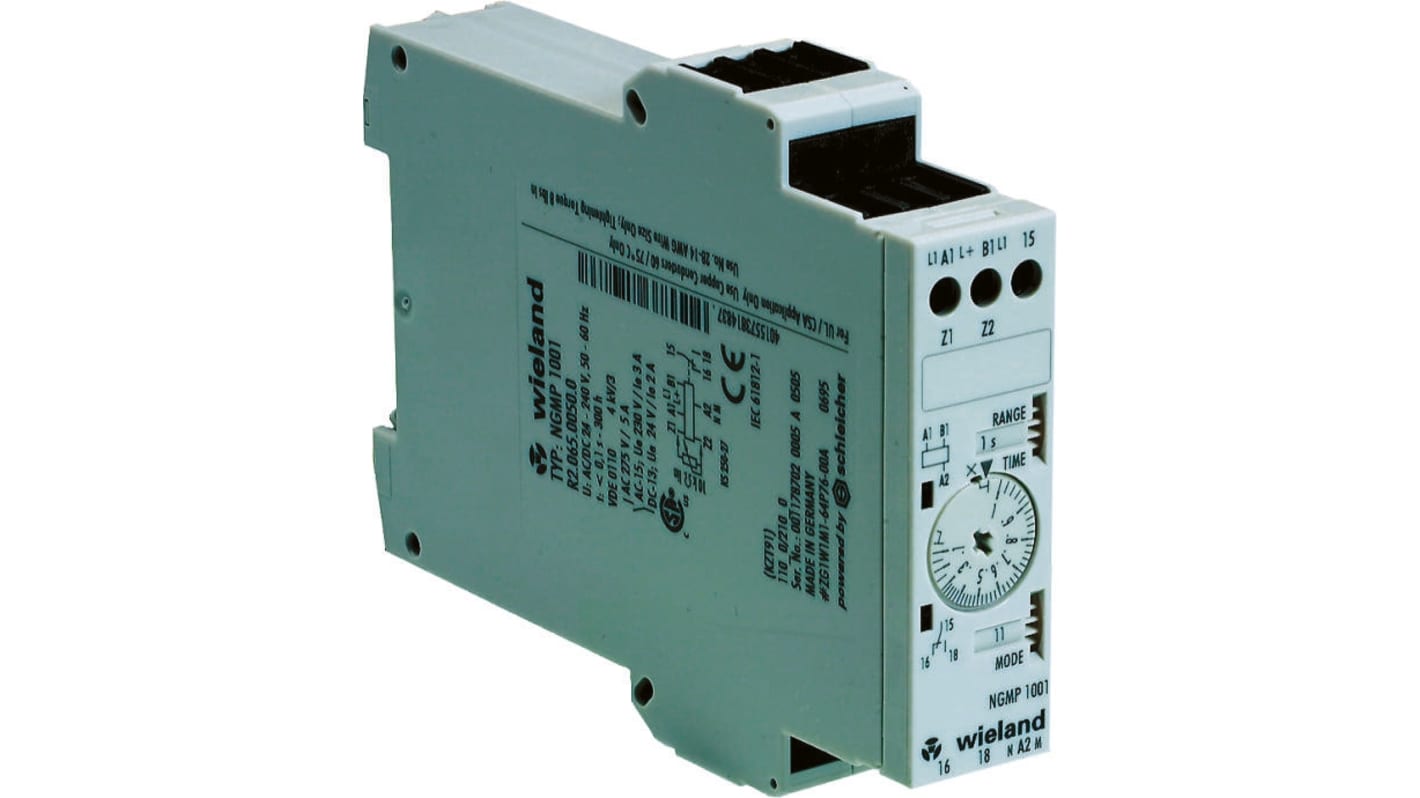 R2.065.0050.0 | Wieland Multi Function Time Delay Relay, 24 → 240V ac ...
