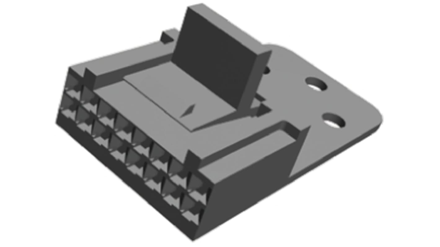 104422-1 | TE Connectivity, AMPMODU MOD IV Female Connector Housing, 2 ...