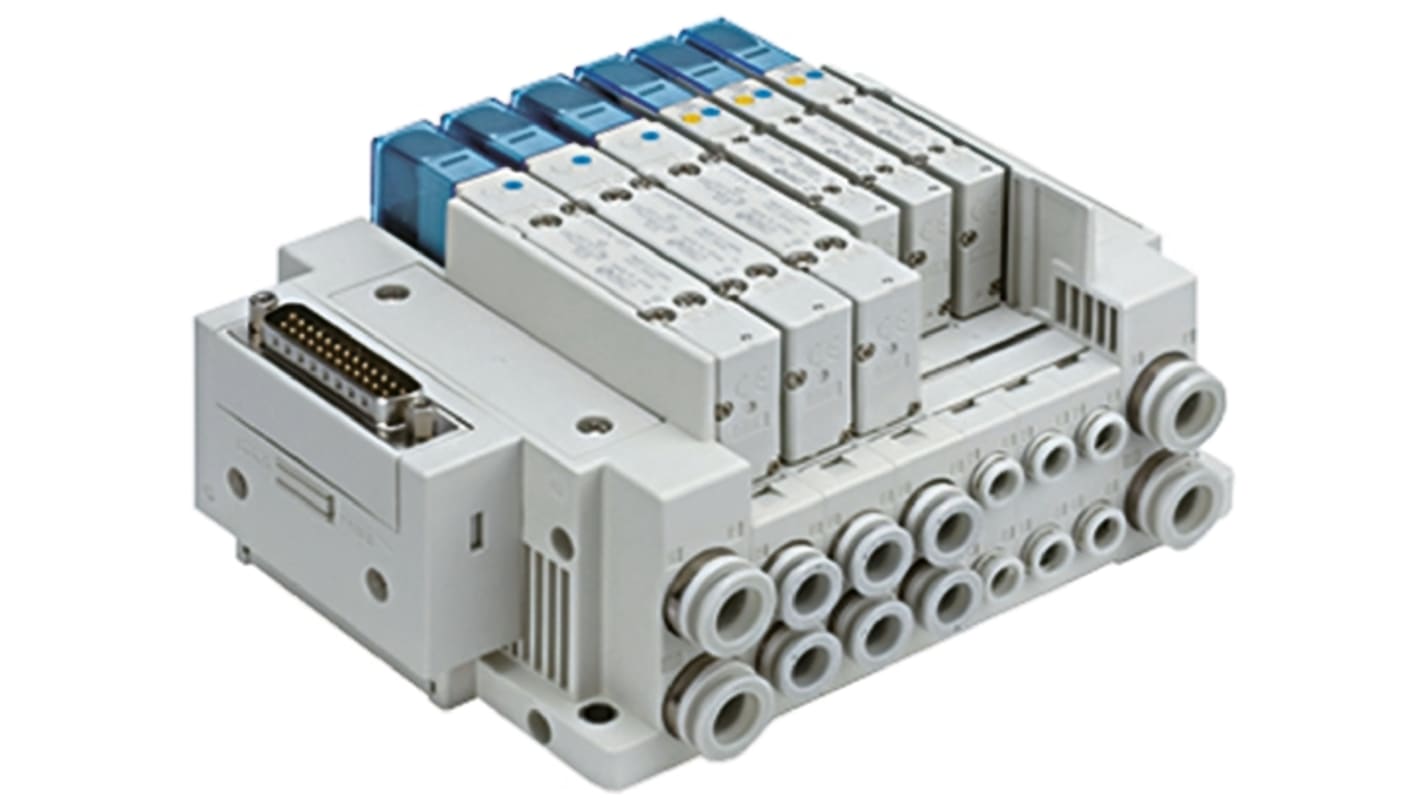 SS5Y5-10 F1-06B-C8-NA | SMC SY5000 series 6 station Manifold Base | RS