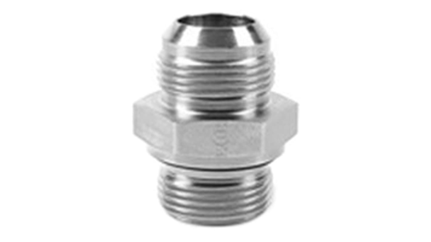 Acoplamiento roscado recto hidráulico, Parker, 8F42EDMXS, Connector B ...