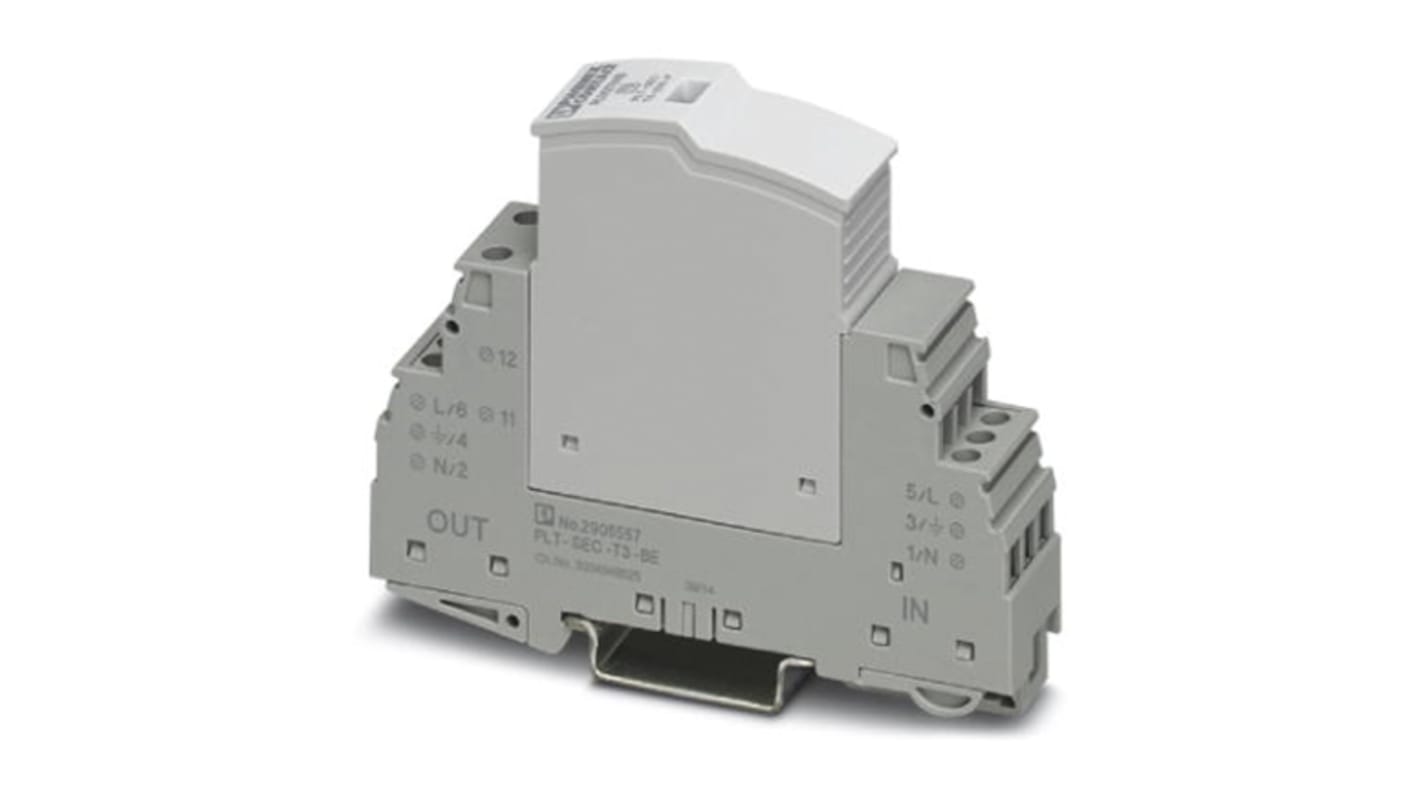 2905228 | 1 Phase Industrial Surge Protector, ≤0.95 kV, DIN Rail Mount | RS