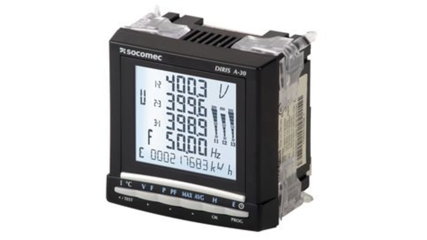 48250406 | Compteur d'énergie Socomec Diris A41, 3 phases, 11 (Current ...