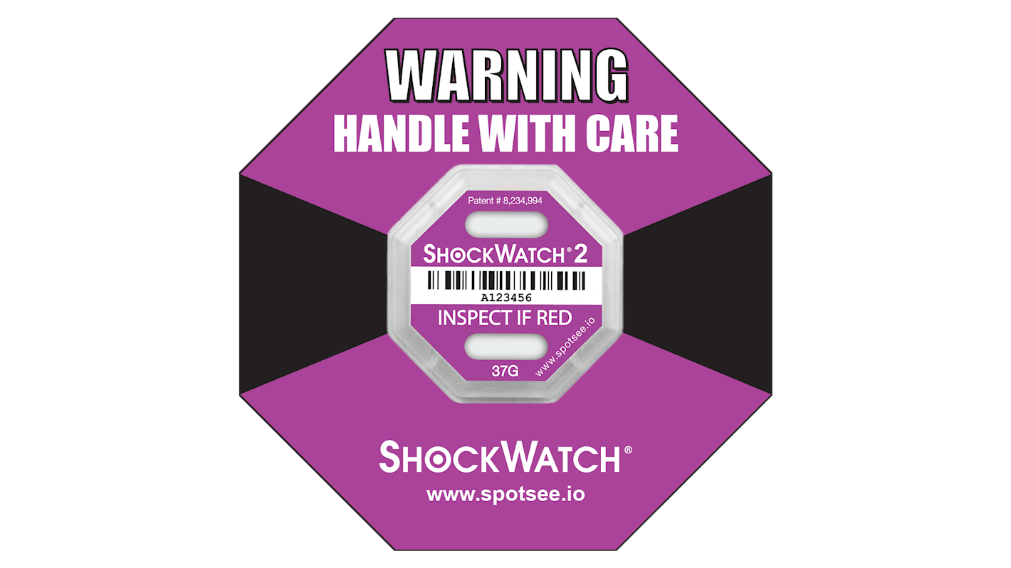 49000K 10PK | Shock Label 6.35mm x 42.93mm, 10 | RS