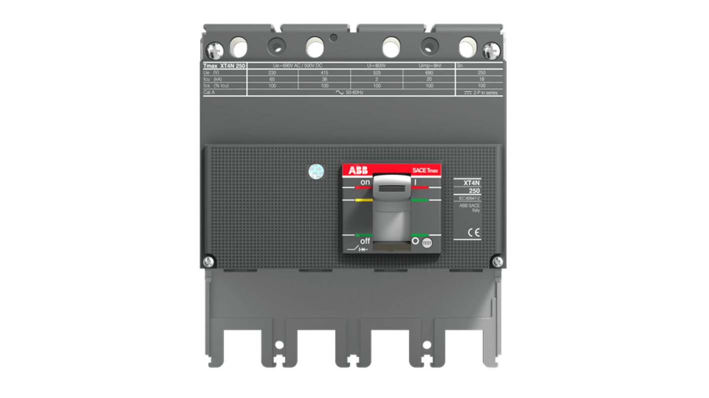 1SDA068178R1 XT4N 250 BLOC FF | ABB, XT4N MCCB 4P 250A, Fixed Mount | RS