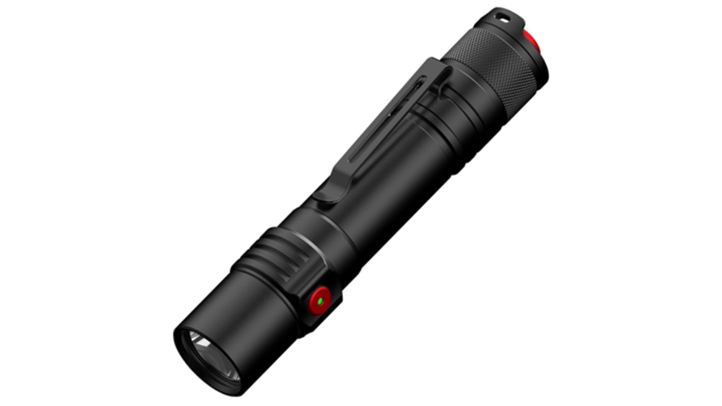 RS PRO RSPRO-F49R LED - Flashlight Black - Rechargeable 1200 lm | RS