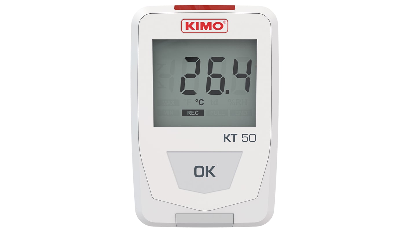 KIMO KT-50 Temperature & Humidity Temperature Monitor, 1 Input Channel ...