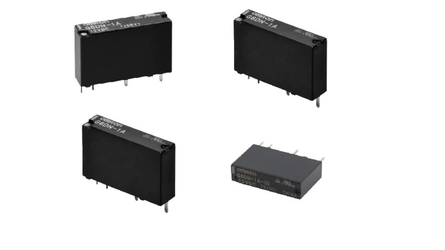 G6DN-1A-SL DC5 | Omron PCB Mount Relay, 5V dc Coil, 5A Switching ...