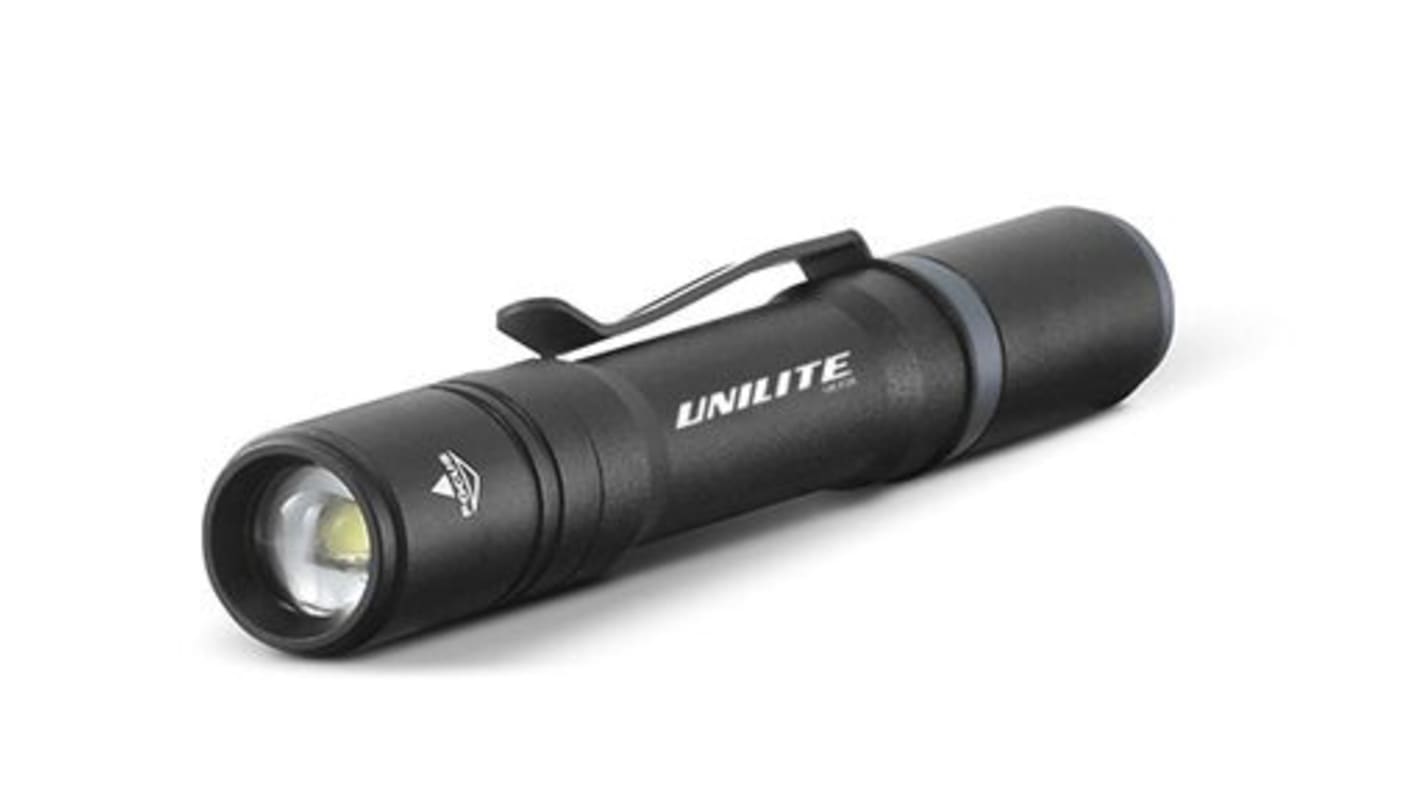 Unilite UK-P2R LED LED Torch Black - Rechargeable 210 lm, 128 mm | RS