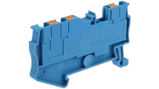 3209552 | Phoenix Contact 单层直通式接线端子, 24A, 800 V, 0.14 → 4mm²CSA, 推入式端接 ...