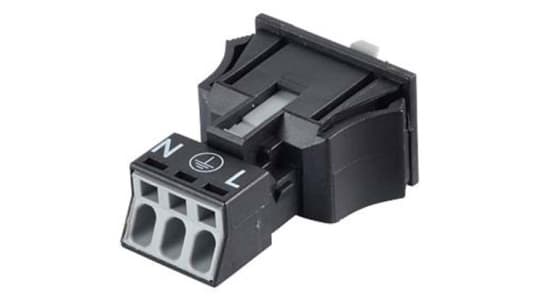 890-713 | Wago, 890 Male 3 Pole 3 Way WINSTA MINI Snap In Plug, Flange ...