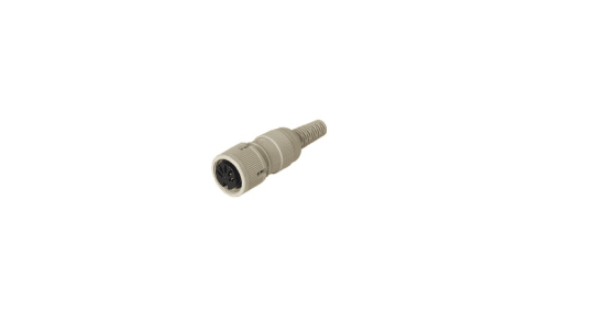 Hirschmann, 5100 5 Pole Straight DIN Socket, DIN 41524 IP30, Screw Lock ...