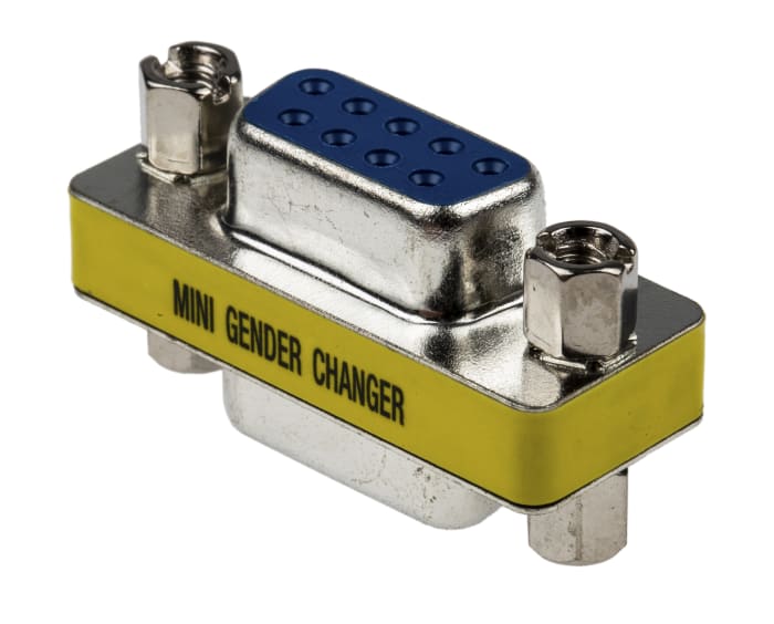 RS PRO | RS PRO D Sub Adapter Female 9 Way D-Sub to Female 9 Way D-Sub ...