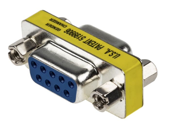 RS PRO | RS PRO D-Sub Adapter 9-Way D-Sub to Female Female 9-Way D-Sub ...