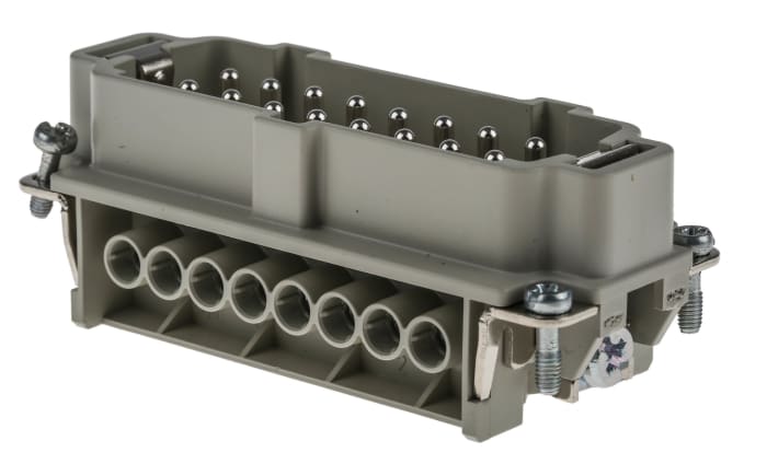 10194000 EPIC | EPIC Connector Insert, 16 Way, 16A, Male, H-BE, Cable Mount, 600 V | 448-890 | RS