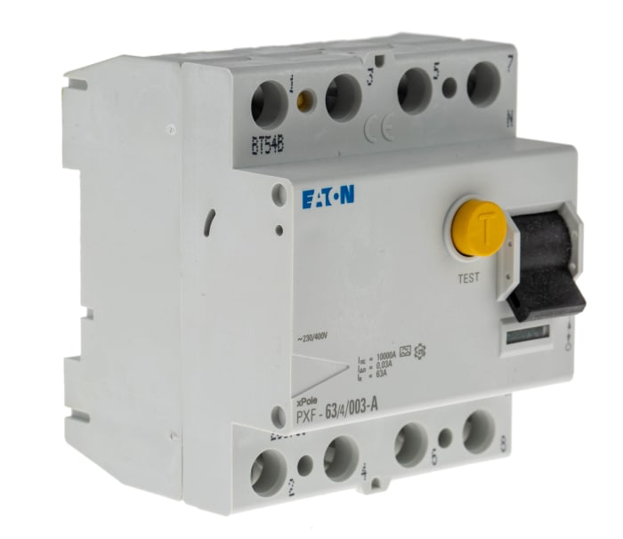 236780 PXF-63/4/003-A Eaton | Eaton PXF-A RCCB, 63A, 3+N Pole, 30mA ...