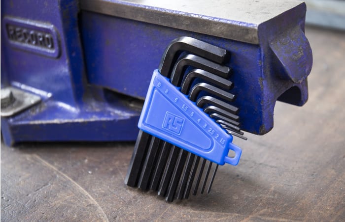RS PRO | RS PRO 10 piece L Shape Metric Hex Key Set, 1.5 → 10mm | 537 ...