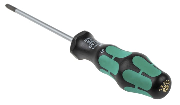 05138262001 Wera | Wera Tamperproof Torx Screwdriver, T20 Tip, 100 mm ...