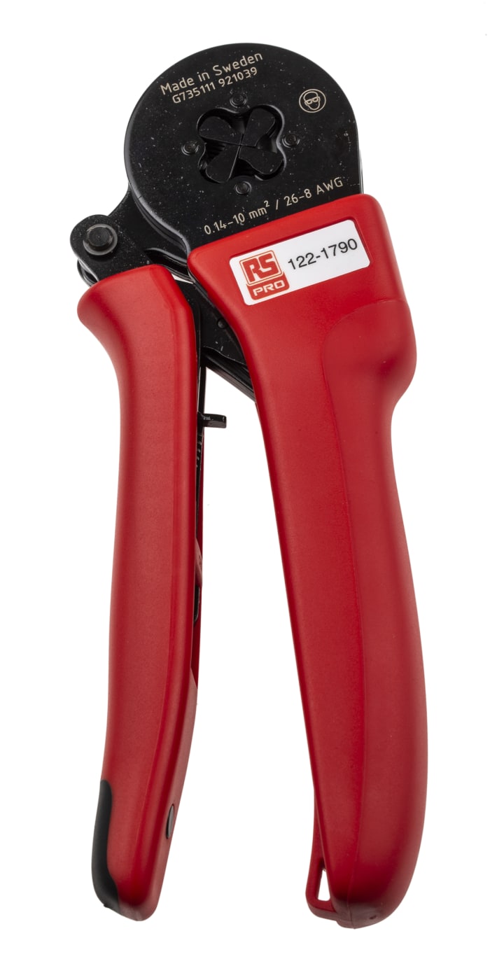 RS PRO | RS PRO Hand Ratcheting Crimp Tool for Wire End Sleeves, 0.14 → ...
