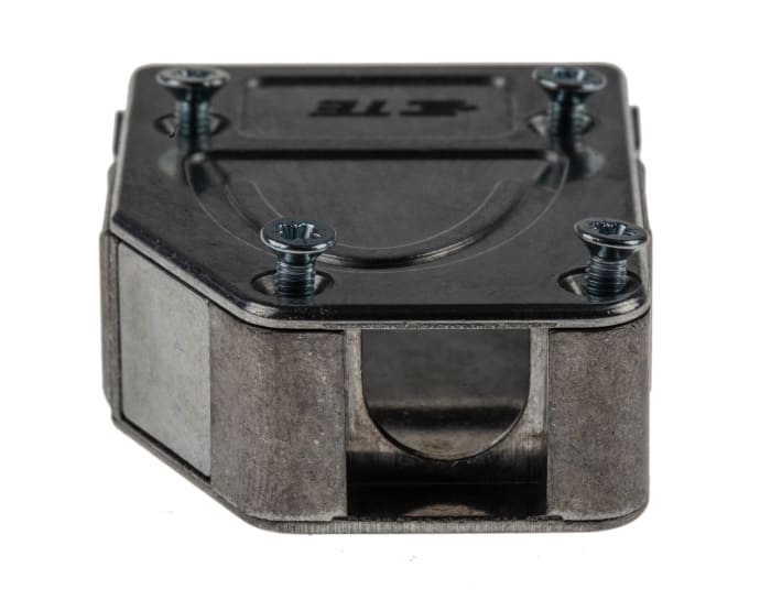 1-2308319-1 TE Connectivity | Carcasa de conector D Sub, En Ángulo, 9, 15 contactos Zinc, E ...