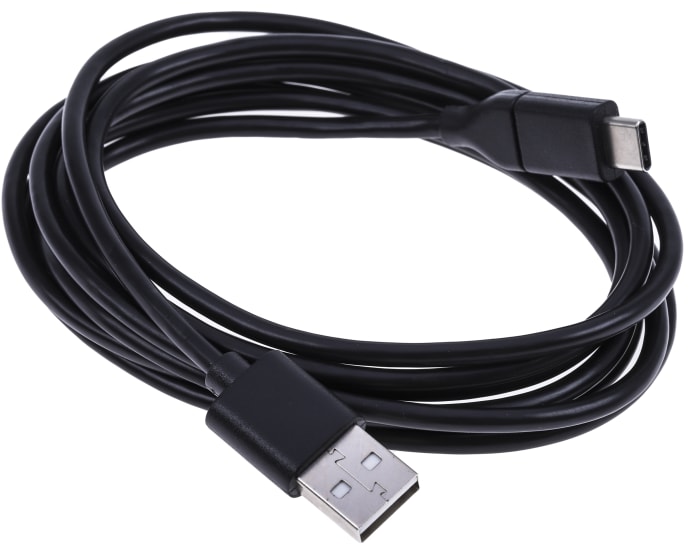 RS PRO | RS PRO USB 2.0, Male USB A to Male USB C, 2m | 186-3055 | RS