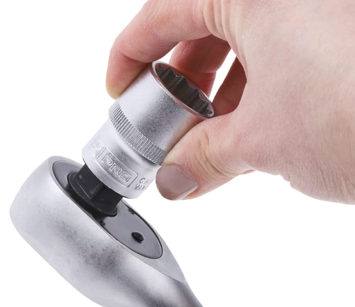 RS PRO | RS PRO 32-Piece Metric 1/2 in Deep Socket/Standard Socket Set ...