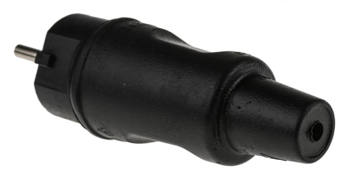 1795.1600.9 Kopp | Kopp German Mains Plug, 16A Black, Cable Mount ...