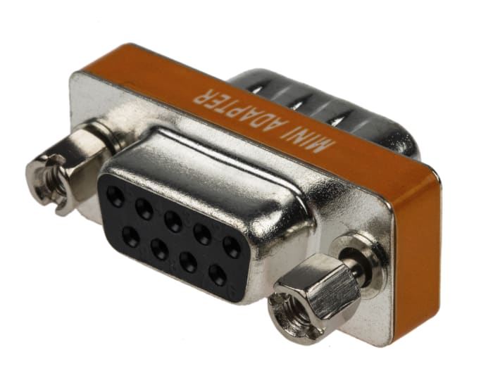 RS PRO | RS PRO D Sub Adapter Male 9 Way D-Sub to Female 9 Way D-Sub ...